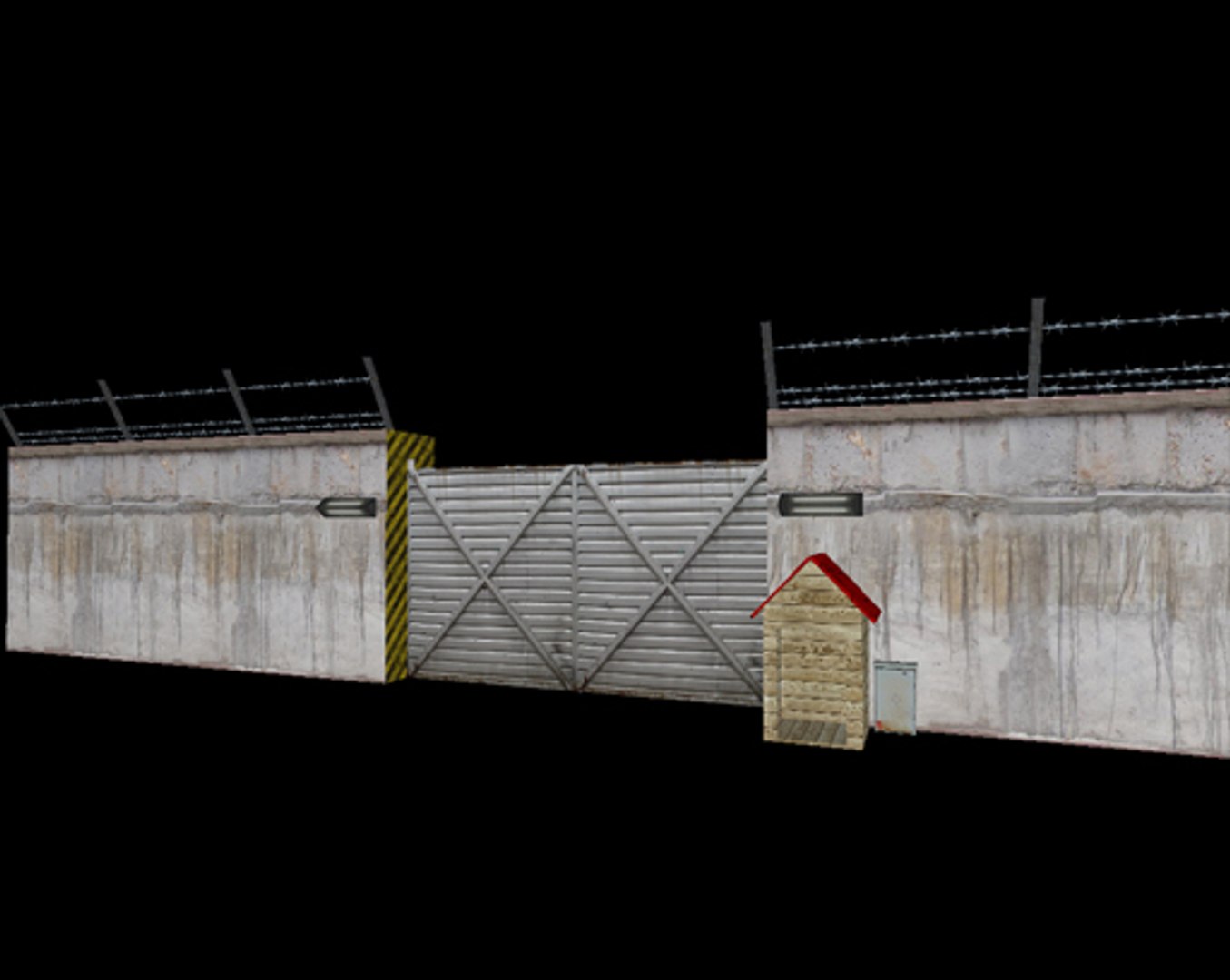 Military Door 3d Model