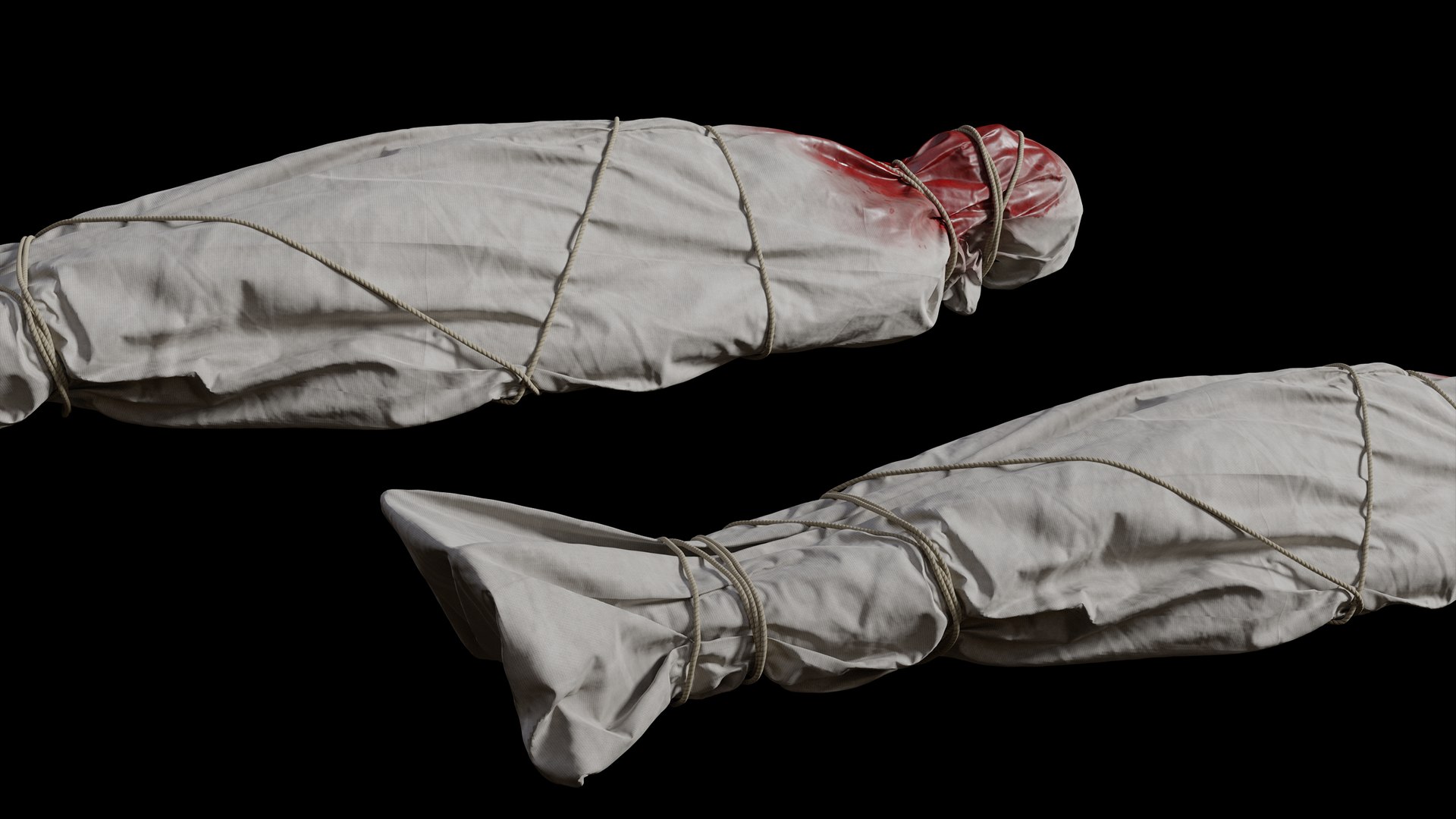 3D Model Covered Corpse 08 Low-Poly - TurboSquid 2382112