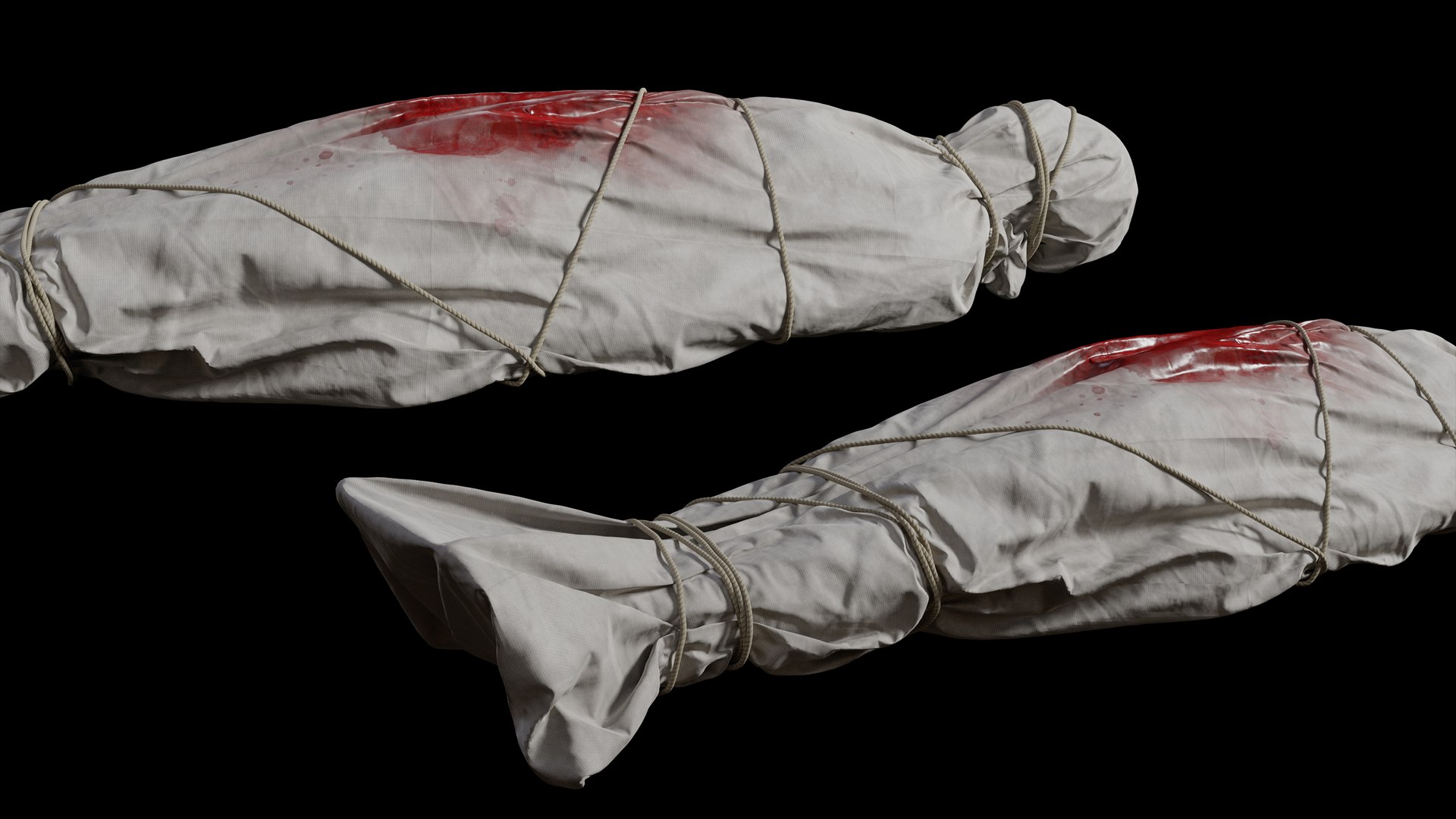 3D Model Covered Corpse 08 Low-Poly - TurboSquid 2382112