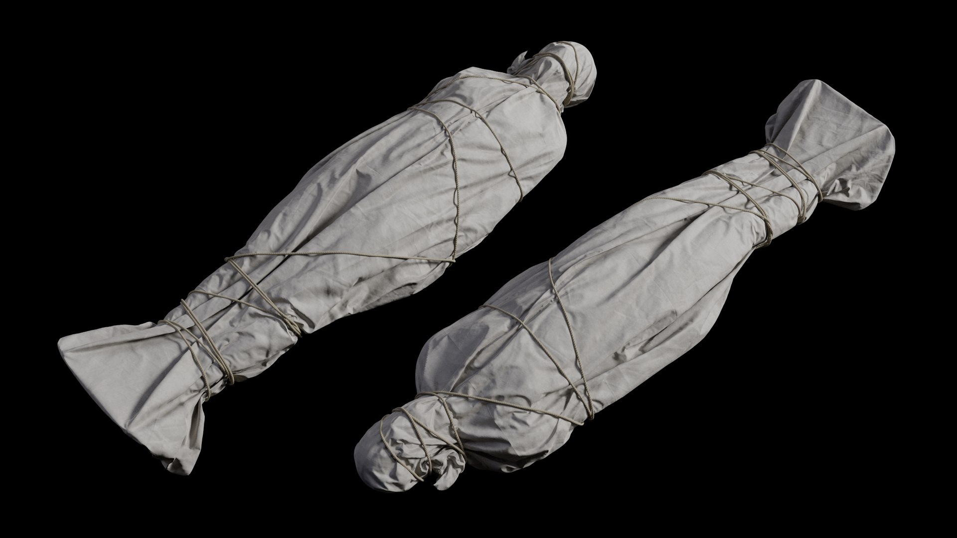 3D Model Covered Corpse 08 Low-Poly - TurboSquid 2382112