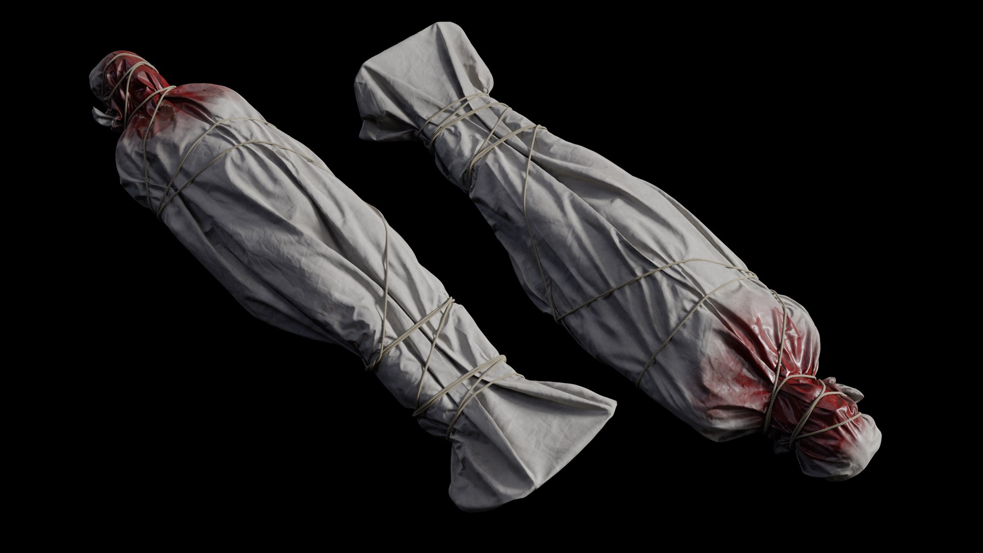 3D Model Covered Corpse 08 Low-Poly - TurboSquid 2382112