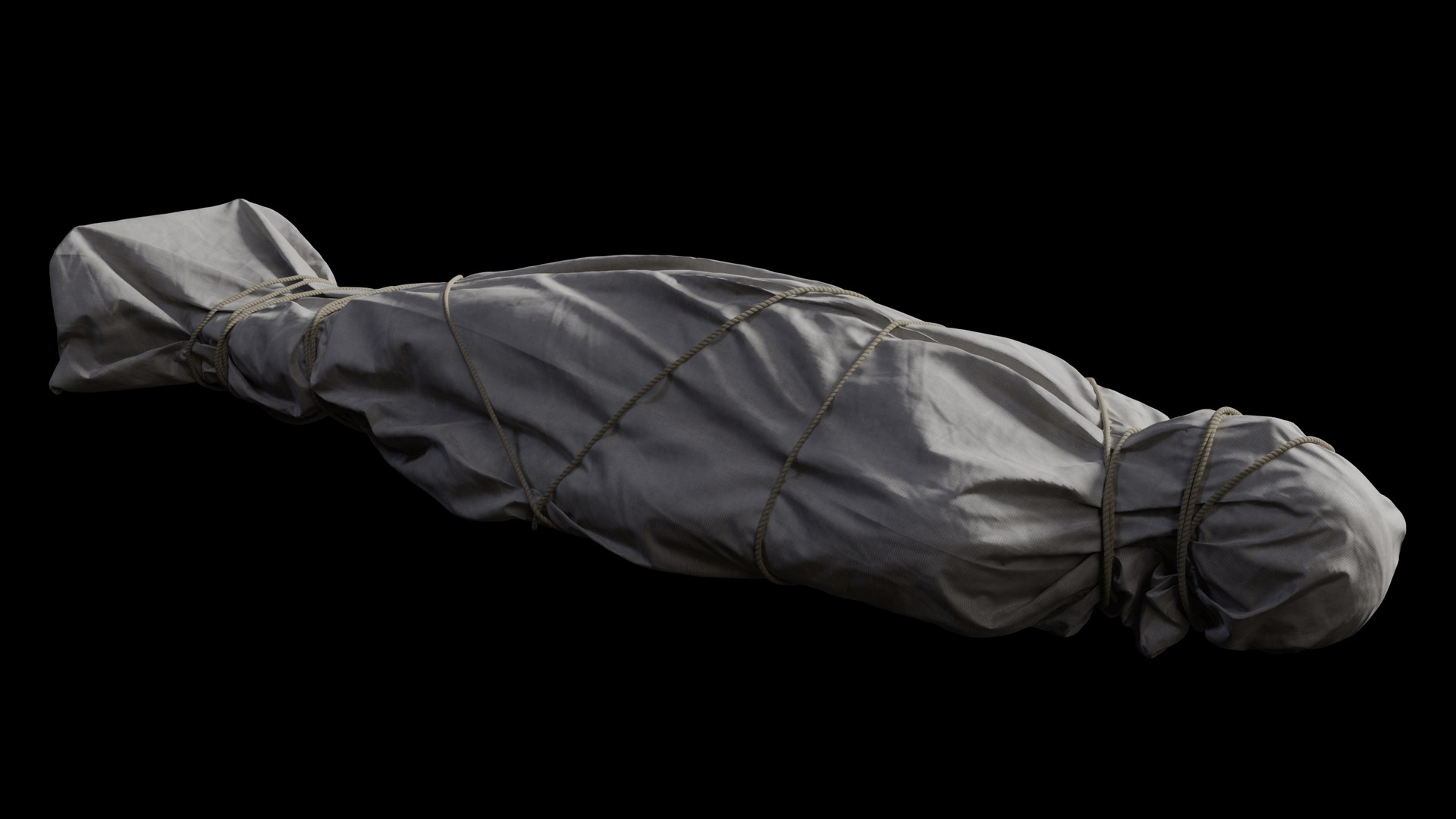 3D Model Covered Corpse 08 Low-Poly - TurboSquid 2382112