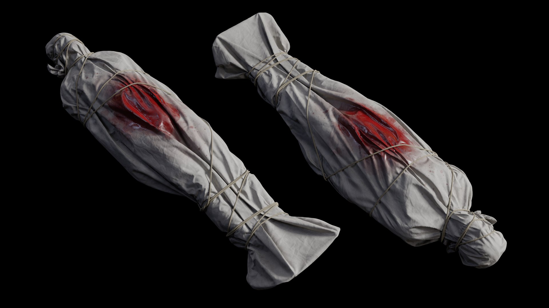3D Model Covered Corpse 08 Low-Poly - TurboSquid 2382112