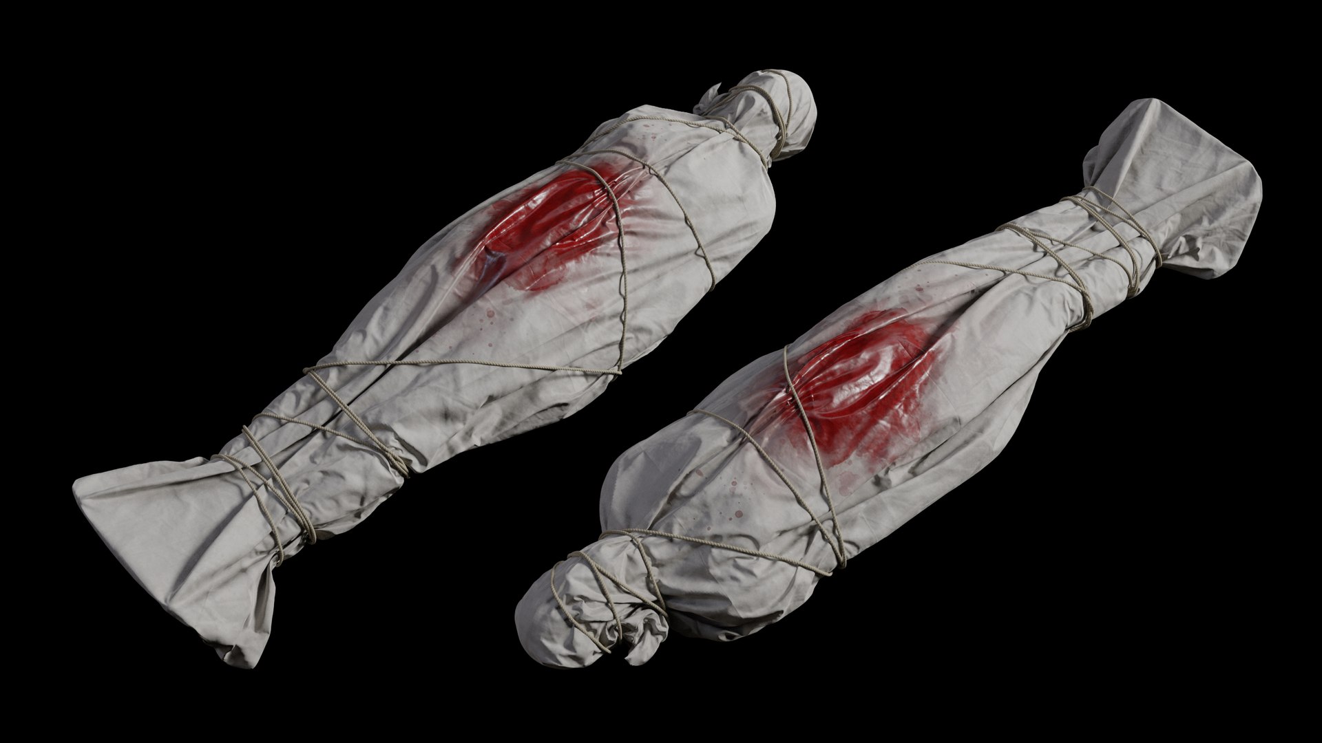 3D Model Covered Corpse 08 Low-Poly - TurboSquid 2382112
