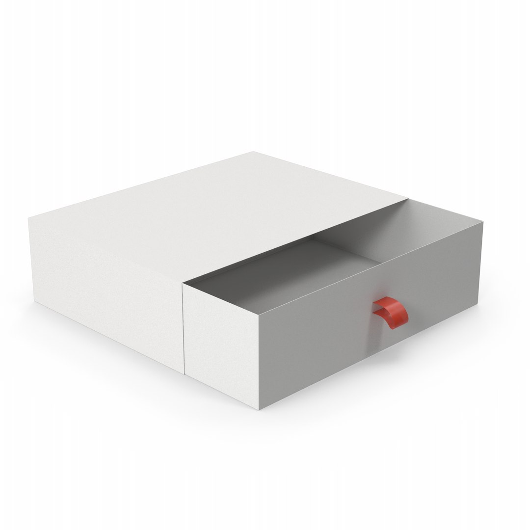 3D Model Box Package With Ribbon Handle - TurboSquid 2188636