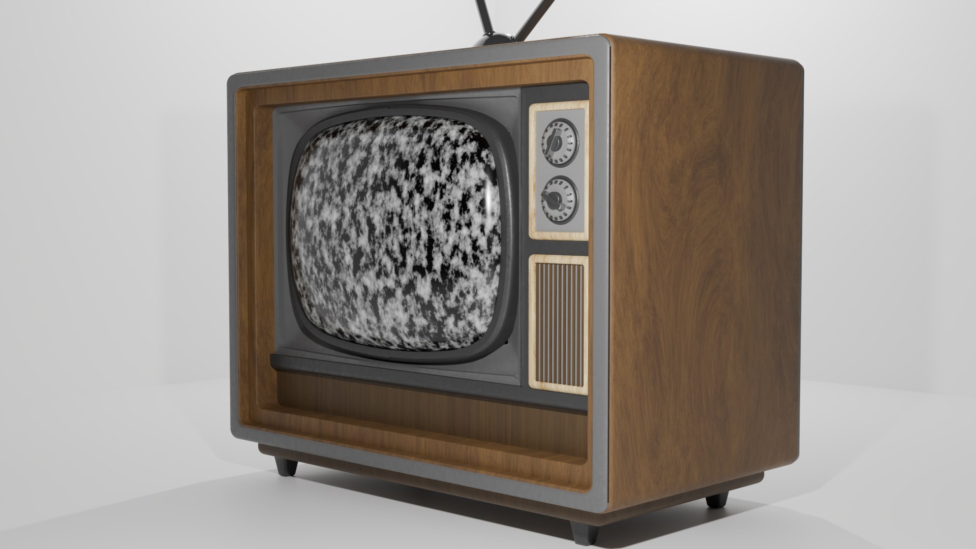 3D Model Retro TV - TurboSquid 2281653