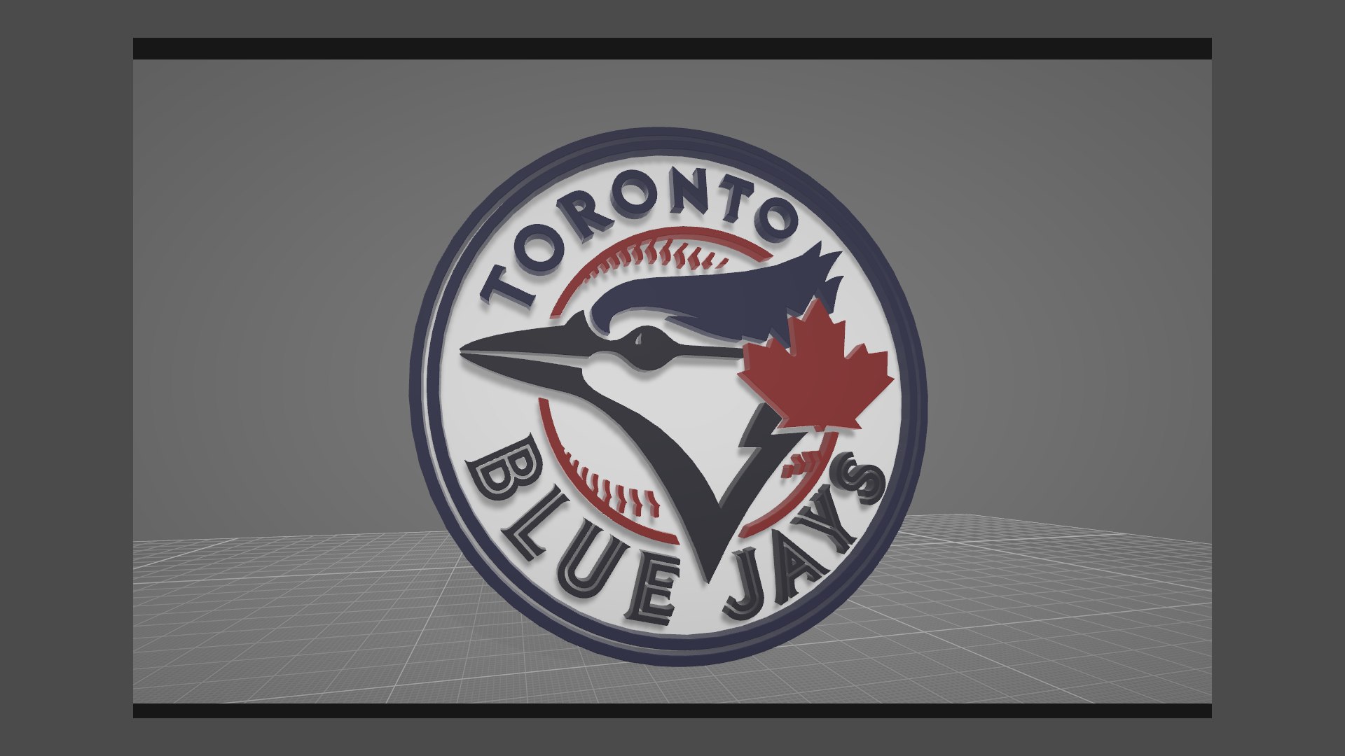 Toronto Blue Jays Logo Keychan Shield Printable And Renderable Model ...