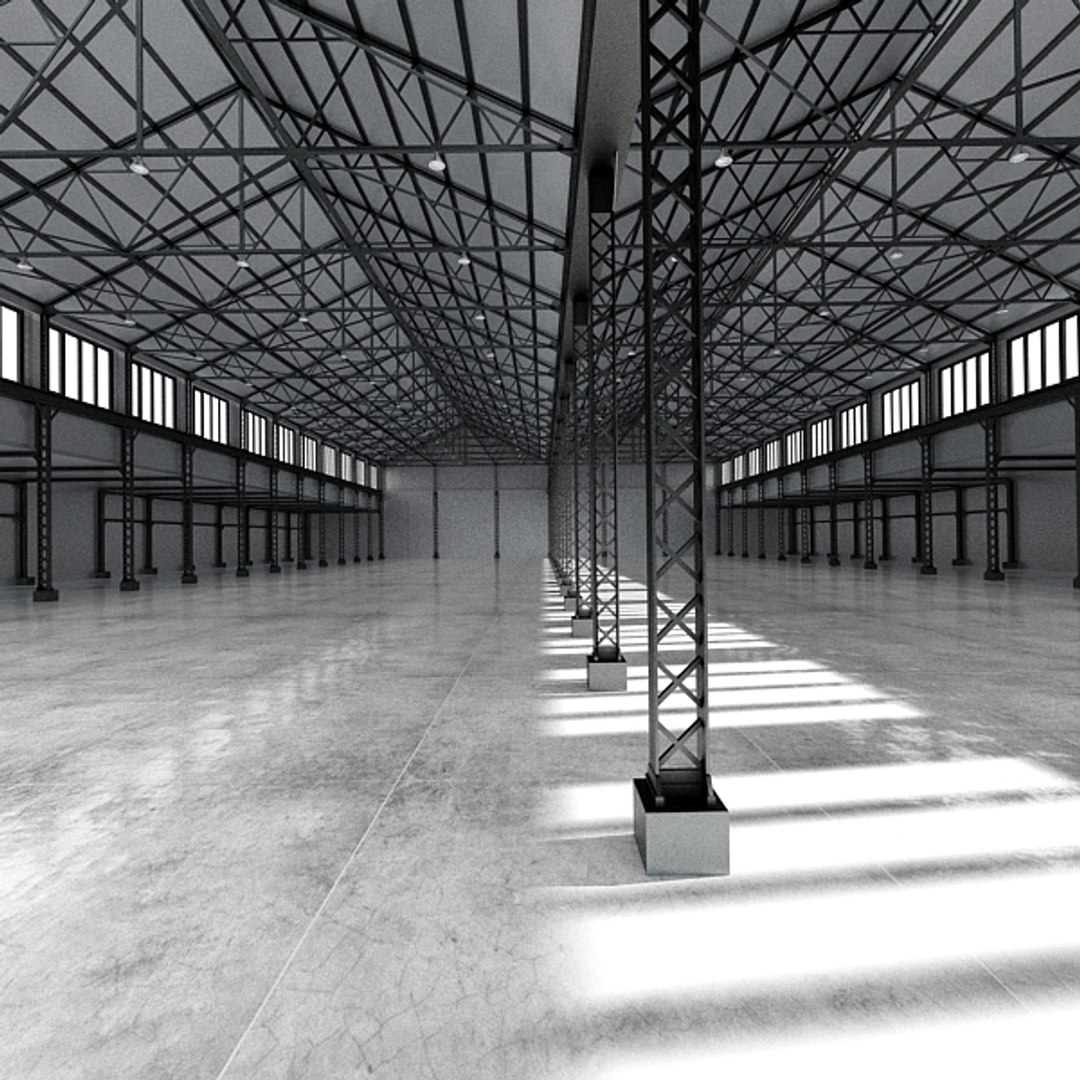 Interior Warehouse Model - TurboSquid 1262140