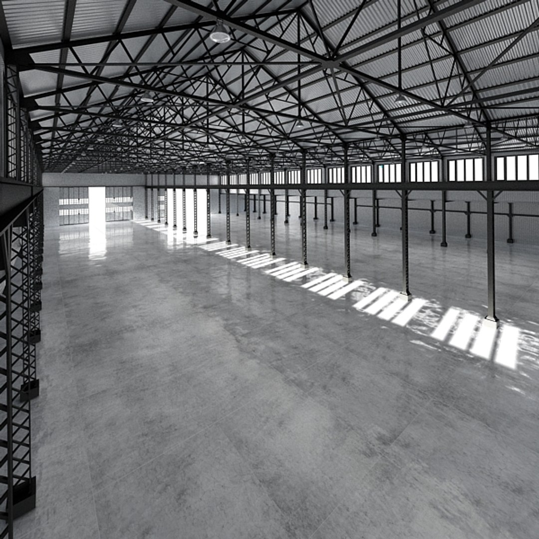 Interior Warehouse Model - TurboSquid 1262140