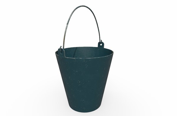 3D steel pail - TurboSquid 1397640