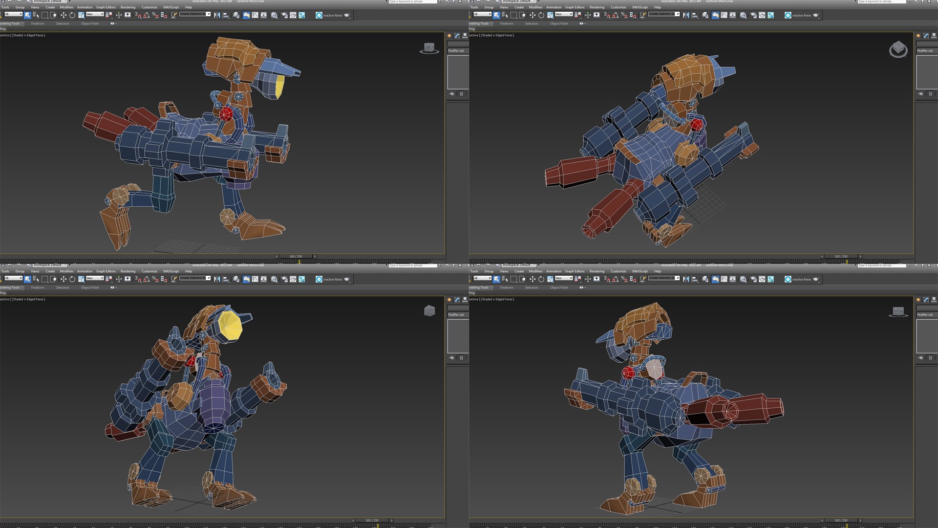 Mechanical mech robot - 3D - TurboSquid 1319483