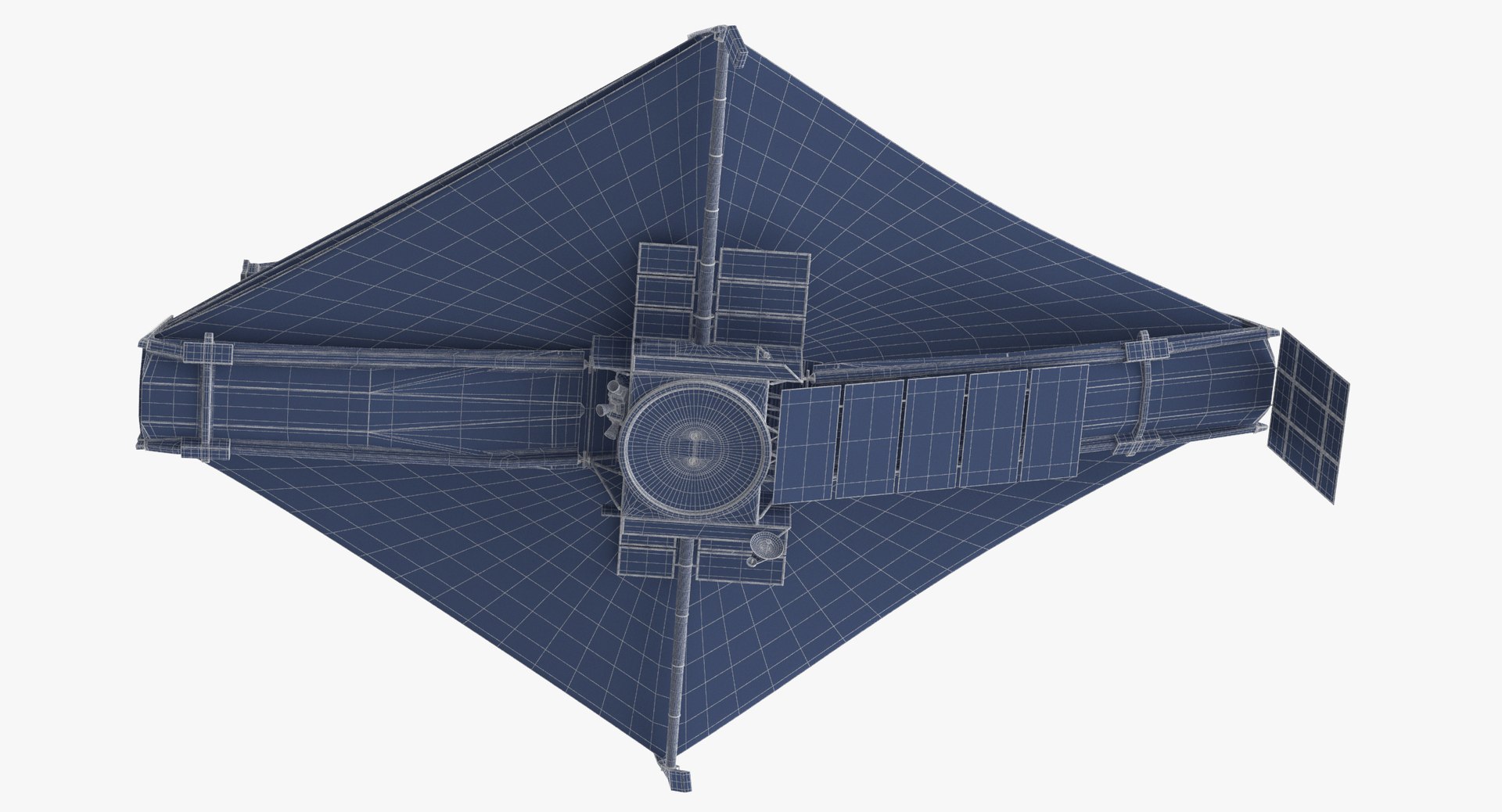 james webb space telescope 3d max