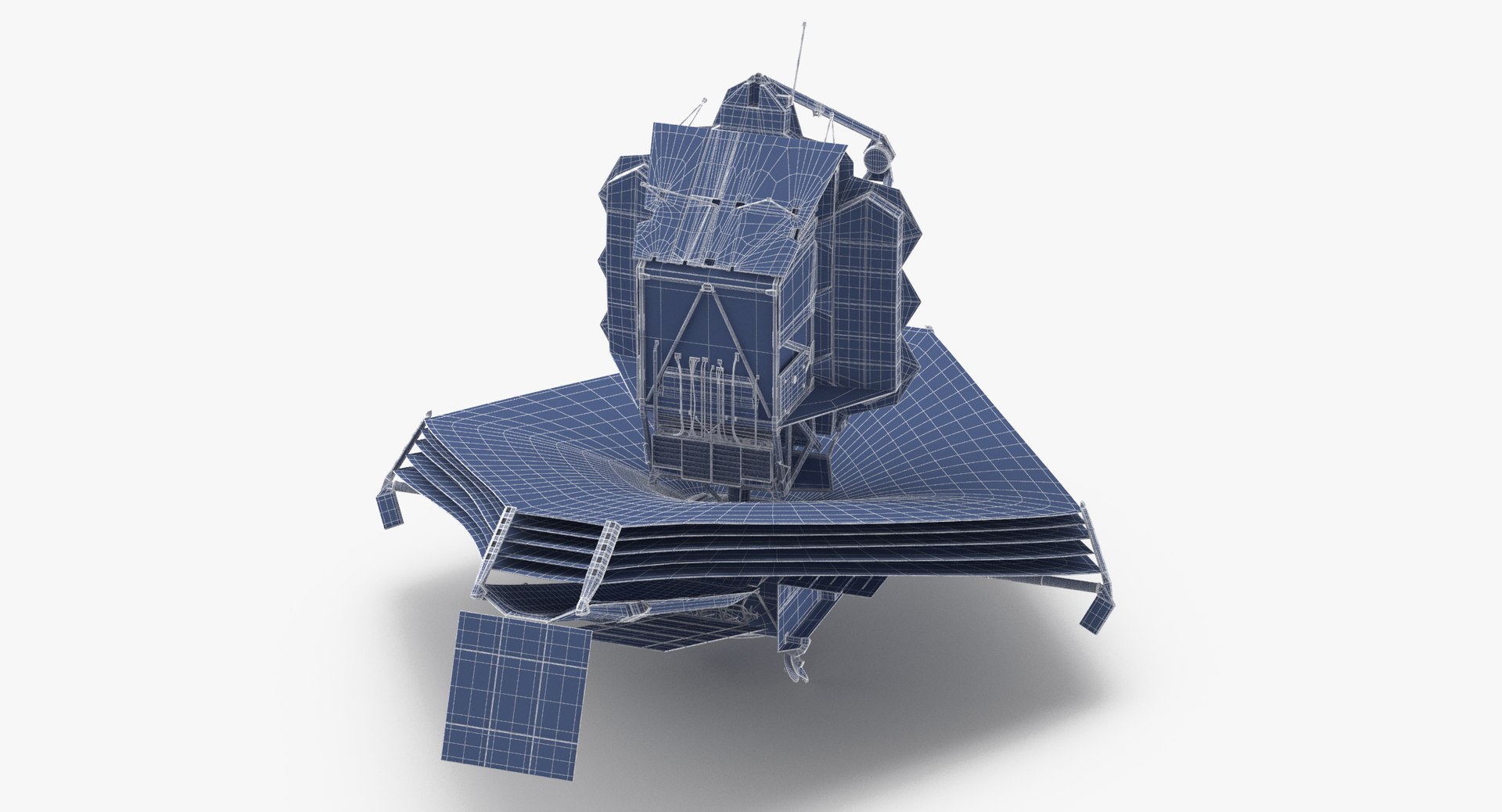 james webb space telescope 3d max