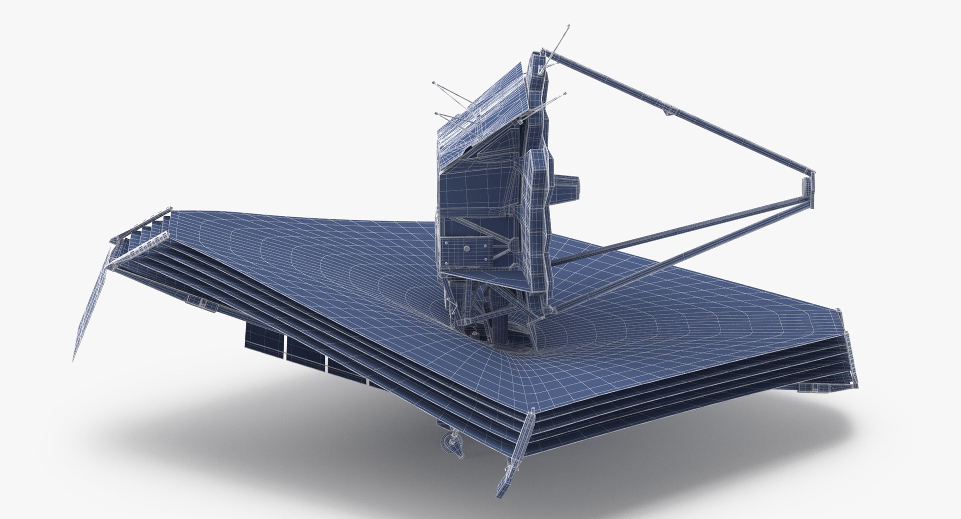 james webb space telescope 3d max