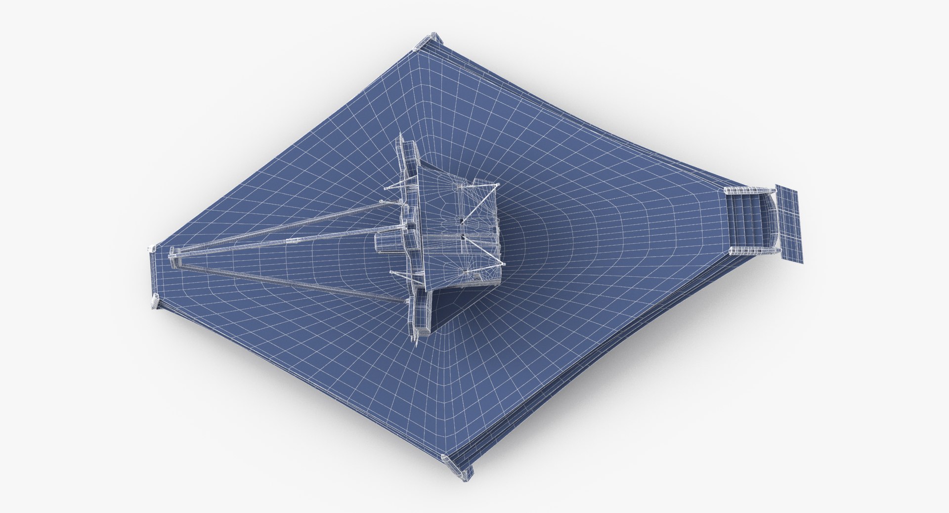 james webb space telescope 3d max