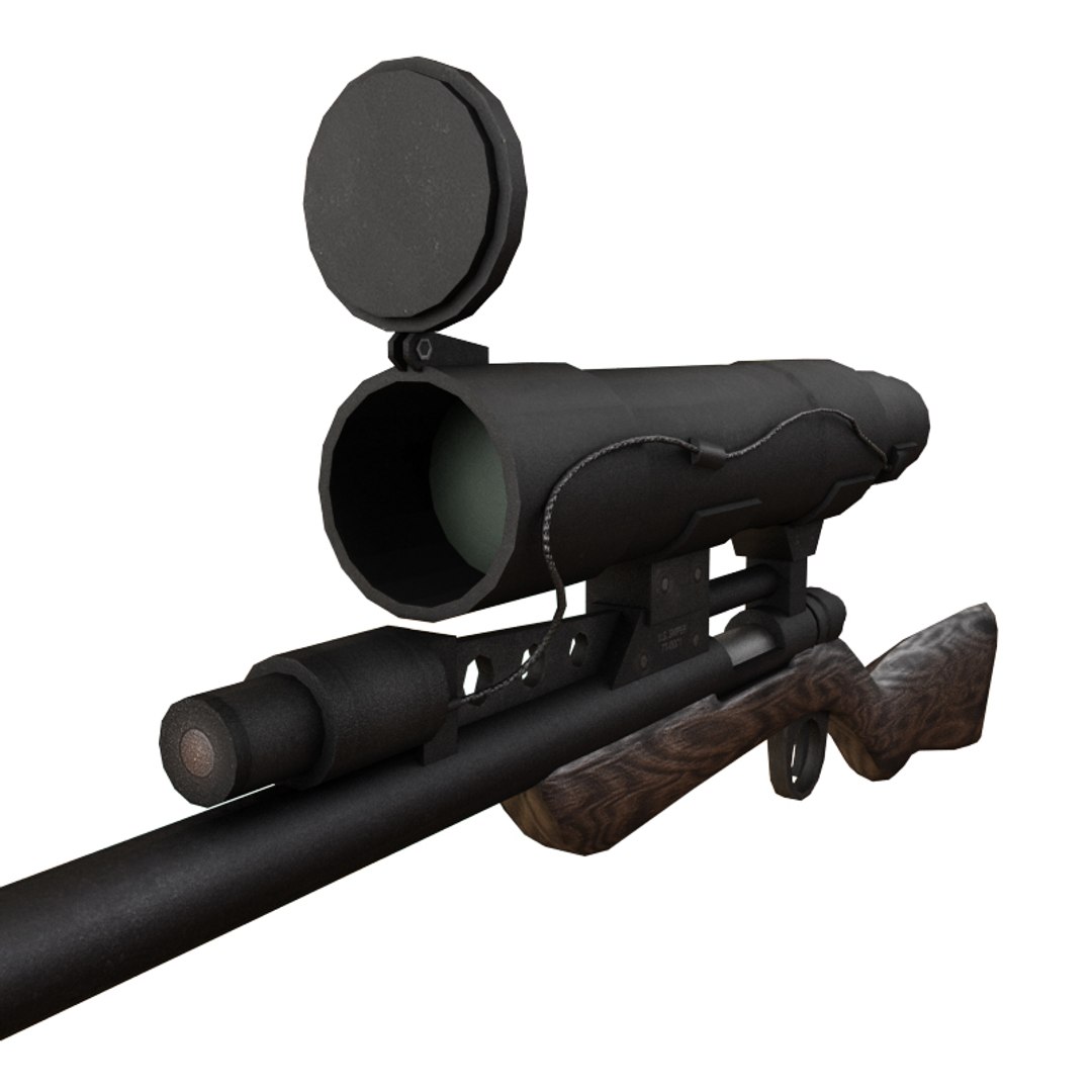Sniper Rifle 3d Max