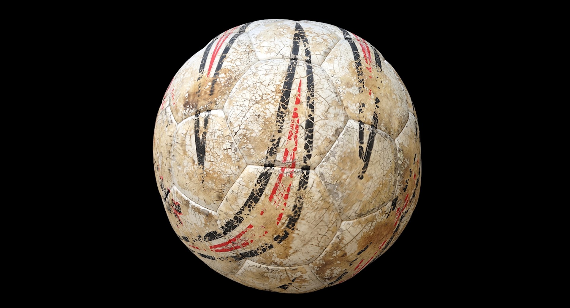 Old Rotten Football 3D Model - TurboSquid 1395874