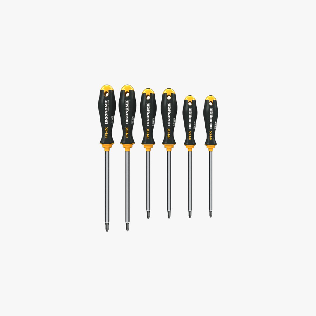 tri-wing screwdrivers 3d obj
