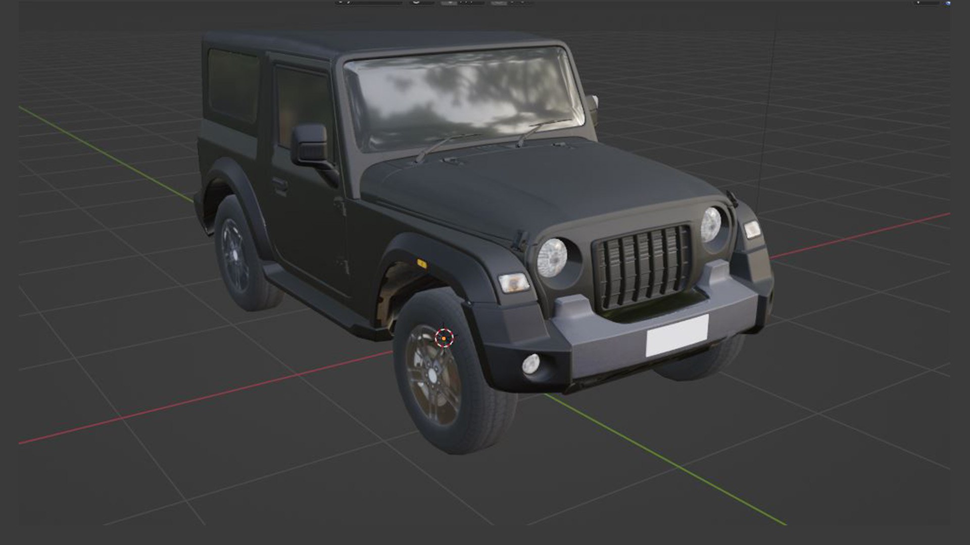 3D Model Generic Low Poly SUV Jeep For Games - TurboSquid 1978127