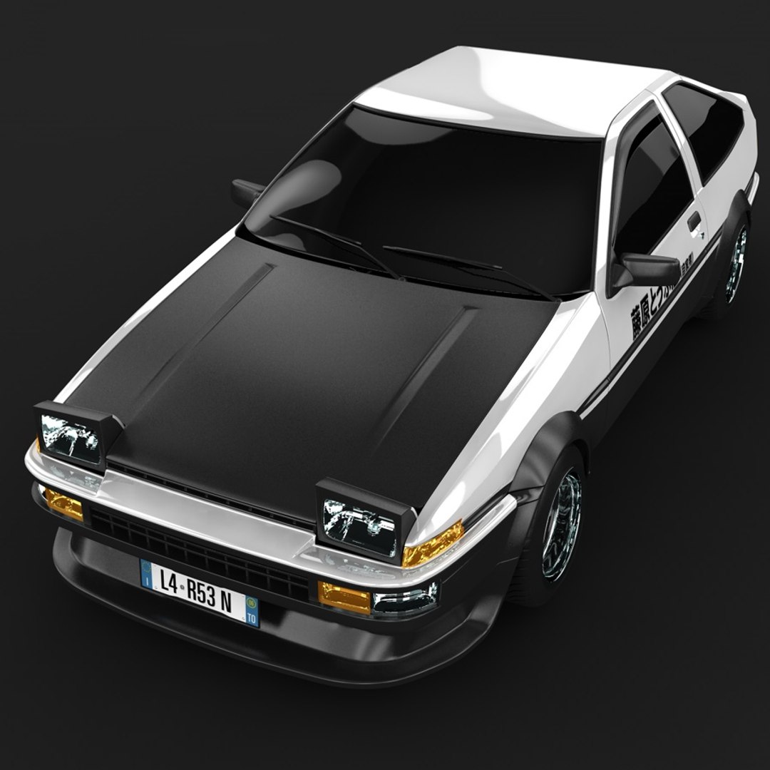 Takumi Initial D 3d Model