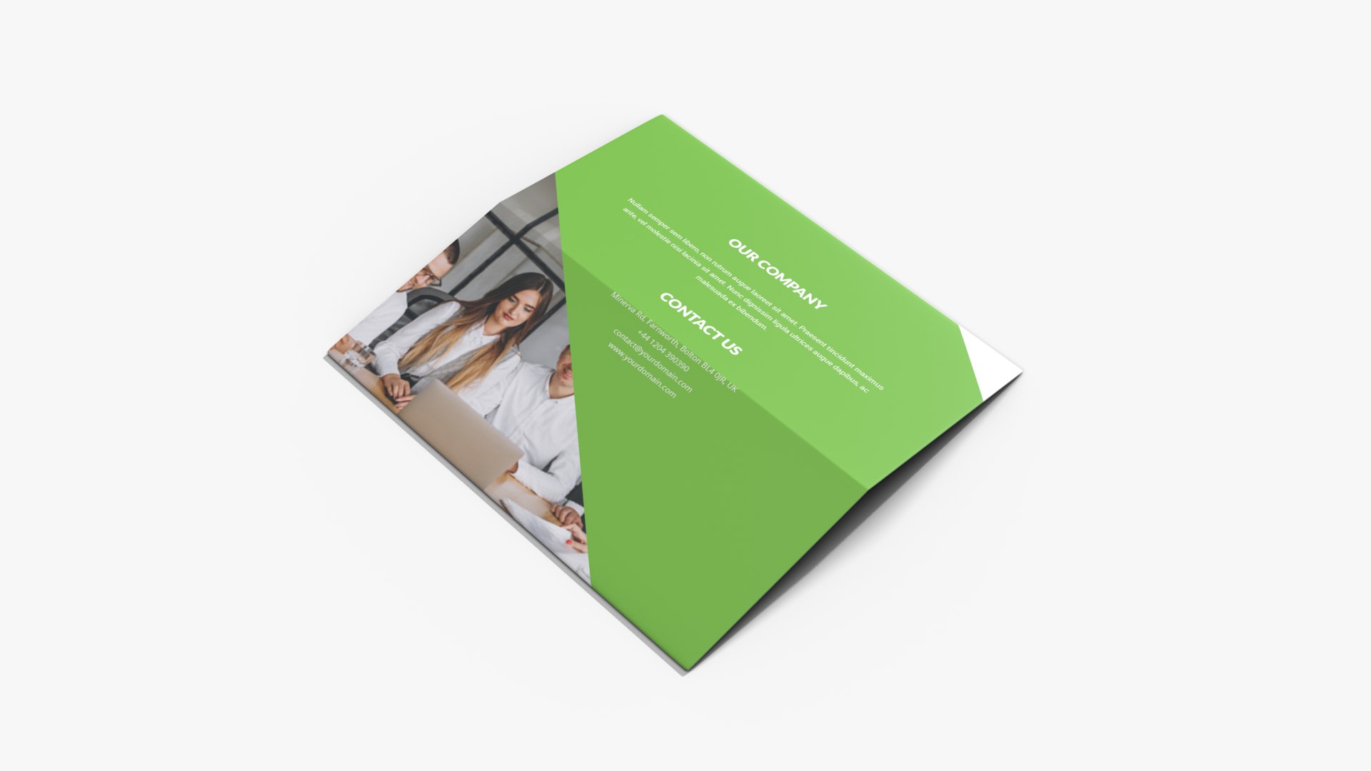 Folded Leaflet 3D Model - TurboSquid 1511514