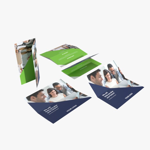 Folded leaflet 3D model - TurboSquid 1511514