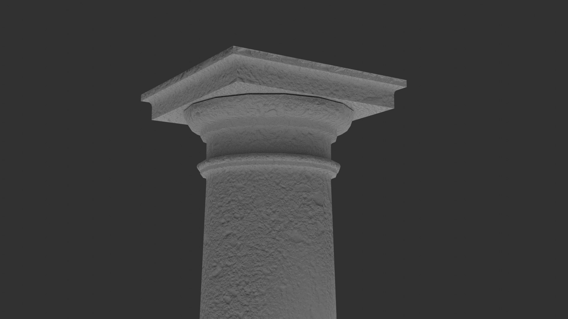3D Roman Tuscan Column Model - TurboSquid 1406871