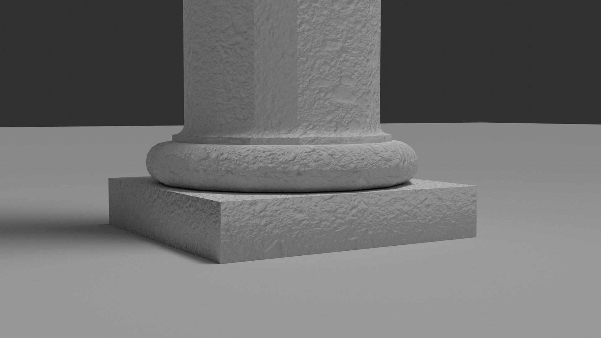 3D Roman Tuscan Column Model - TurboSquid 1406871