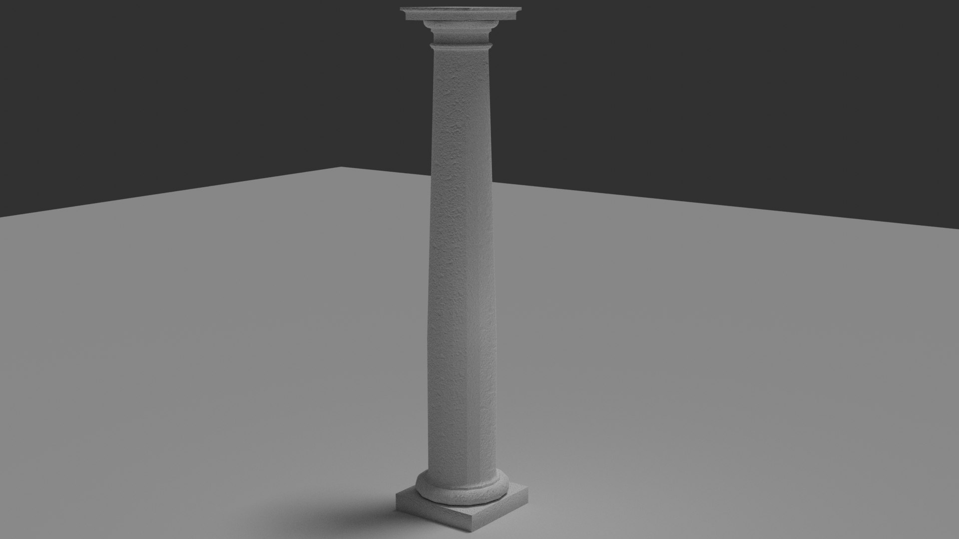 3D Roman Tuscan Column Model - TurboSquid 1406871
