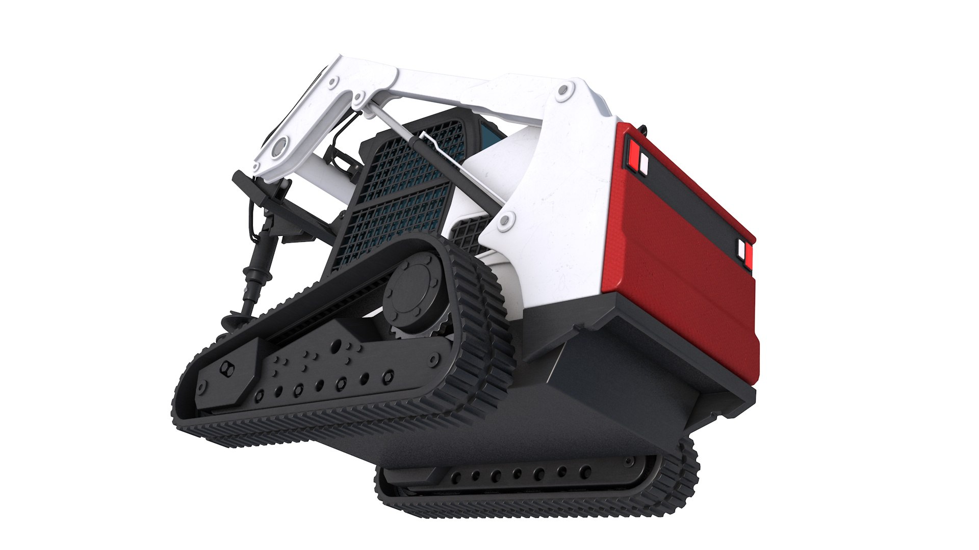 3D Compact Track Loader With Auger - TurboSquid 2120496
