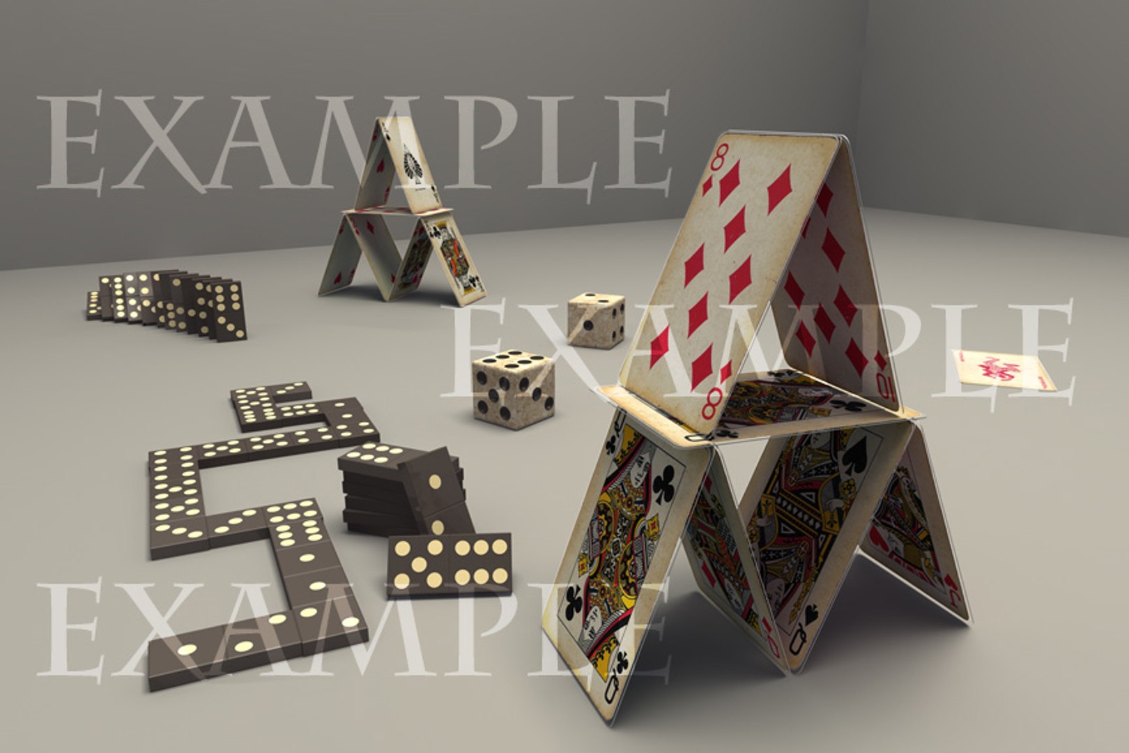 Playing Cards 3d Model