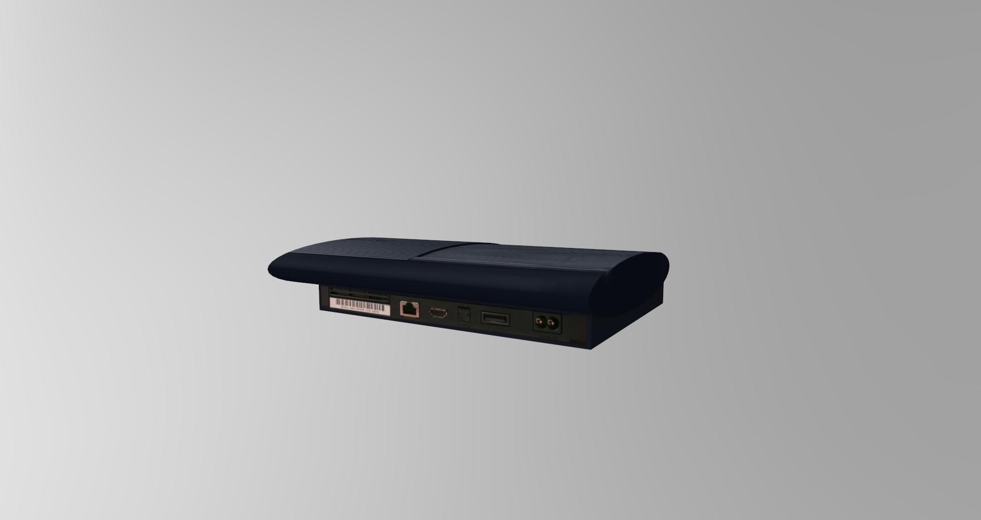 Ps3 fat slim superslim 3D model - TurboSquid 1355262