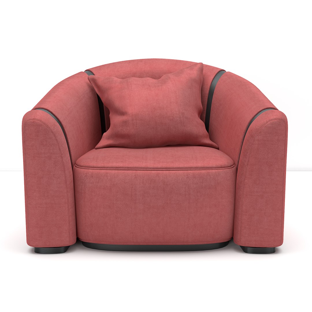 3D Arm Chair Model - TurboSquid 1866273