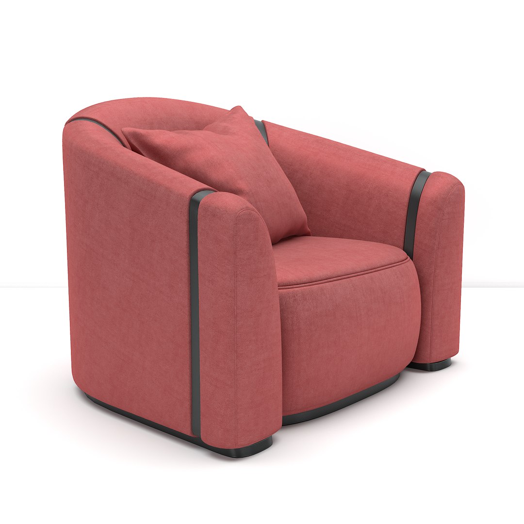 3D Arm Chair Model - TurboSquid 1866273