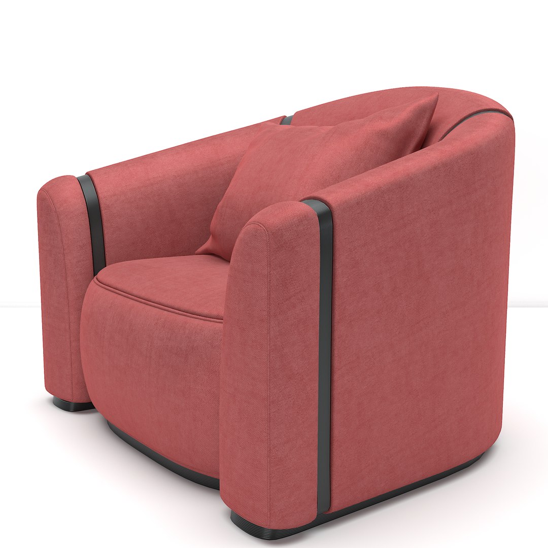 3D Arm Chair Model - TurboSquid 1866273