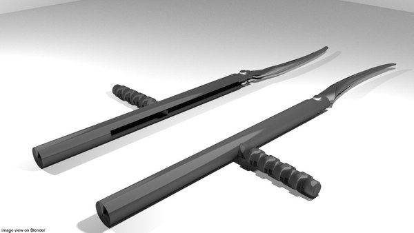 Blade stick 3D model - TurboSquid 1230889