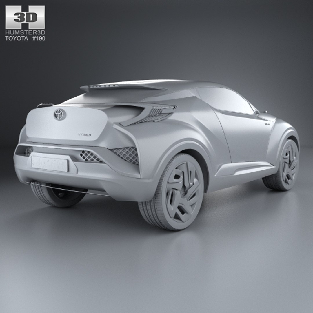 3D Toyota C-hr C - TurboSquid 1242900