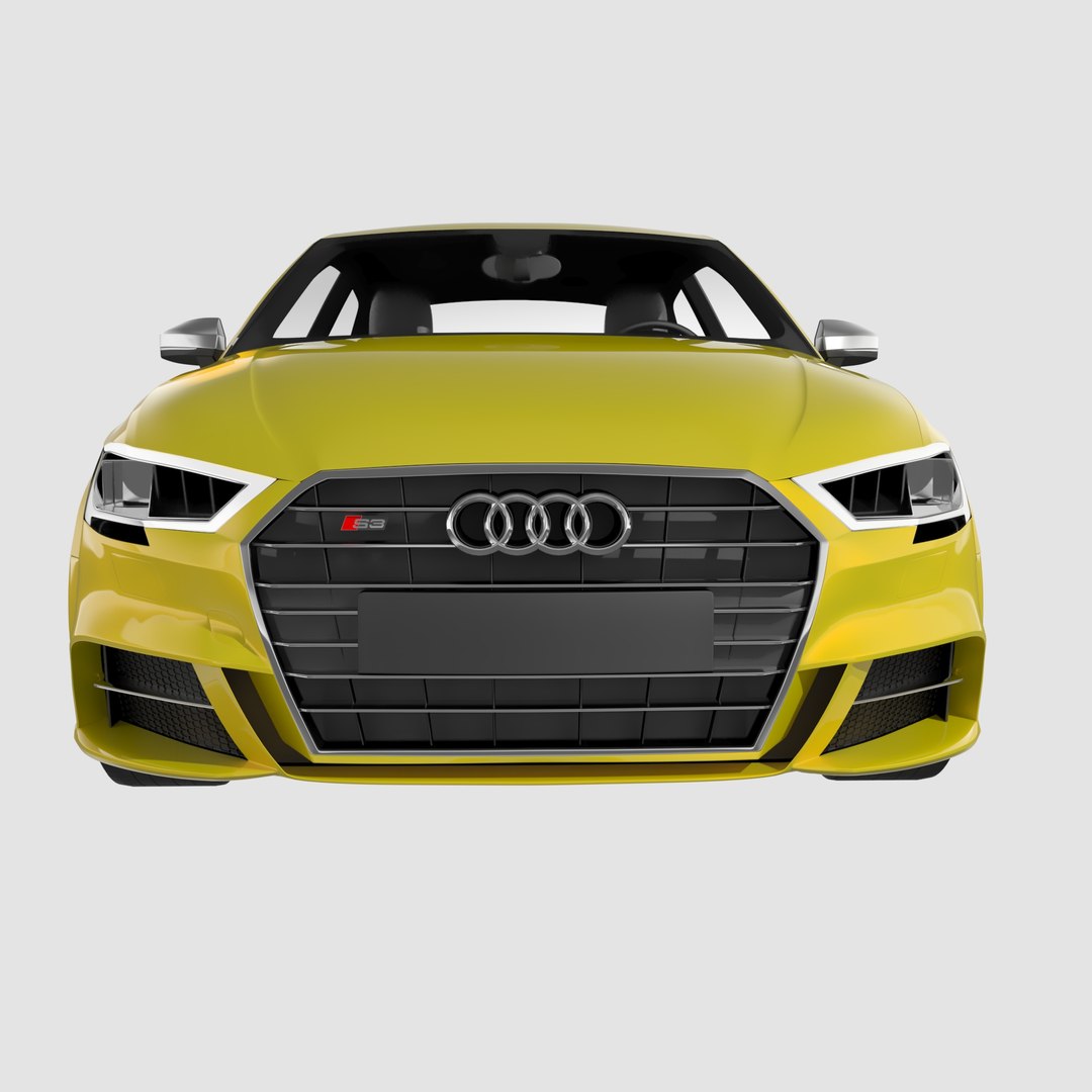 audi s3 2017 3d model