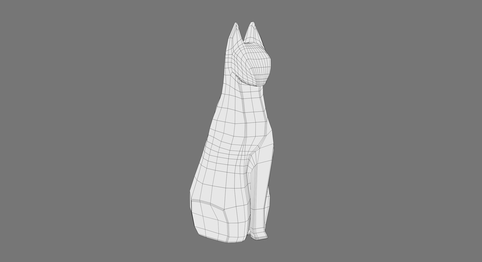 Abstract cat statue 3D model - TurboSquid 1411091