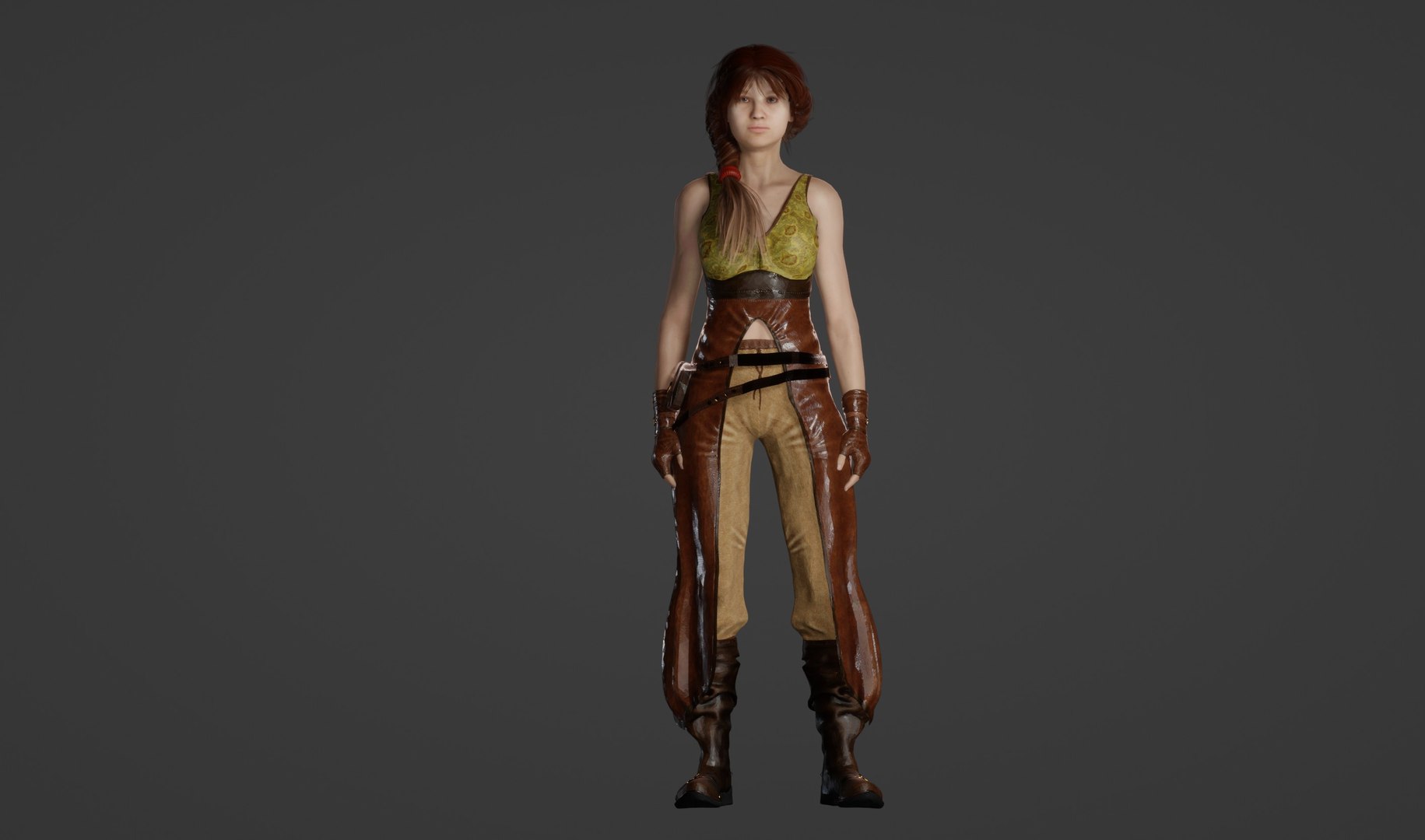 3D Average Medieval Woman - TurboSquid 2143750