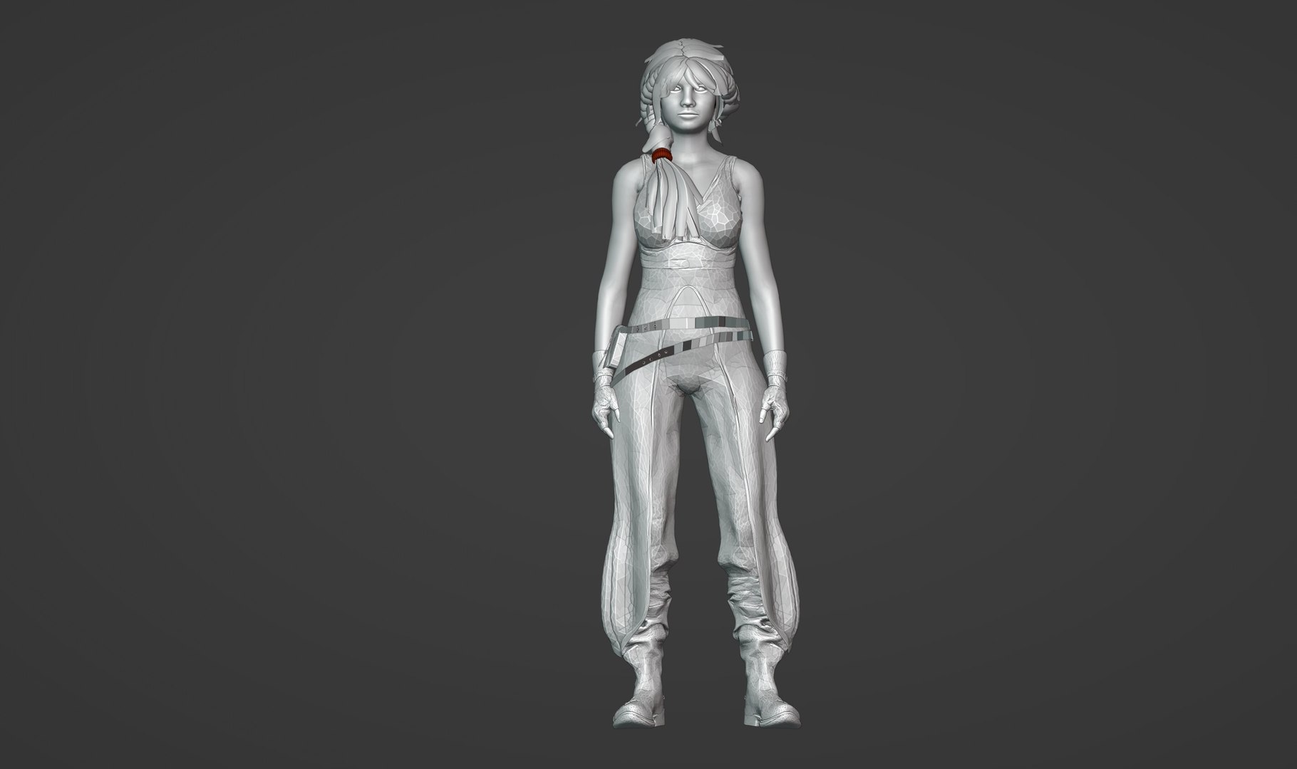 3D Average Medieval Woman - TurboSquid 2143750