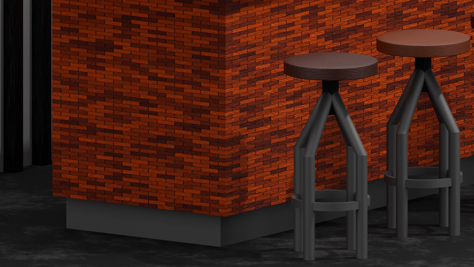 Full Scene Industril Loft Bar Setup 3D - TurboSquid 2418811