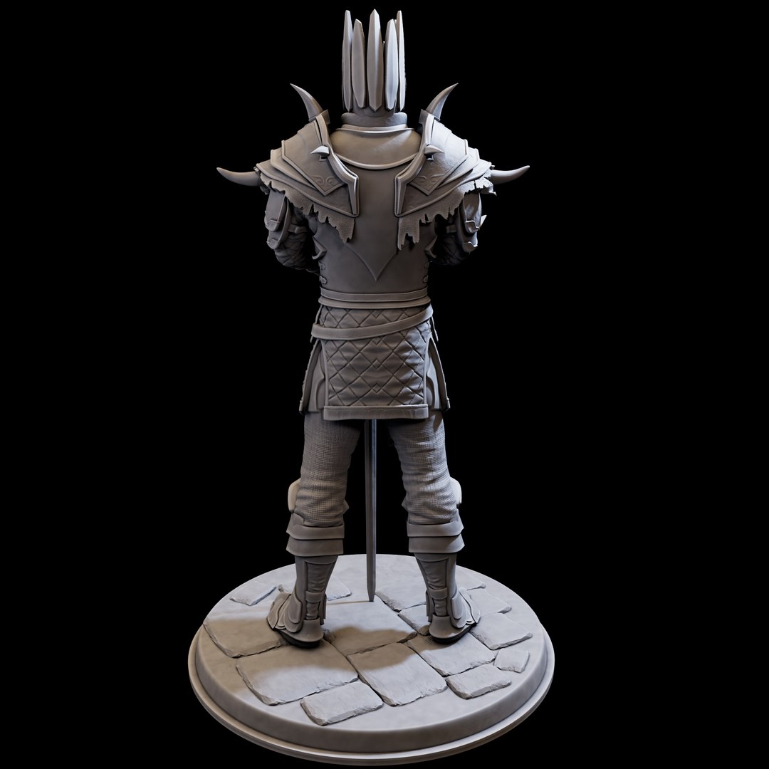 3D Death Knight 3d Print Ready Model - TurboSquid 2243311