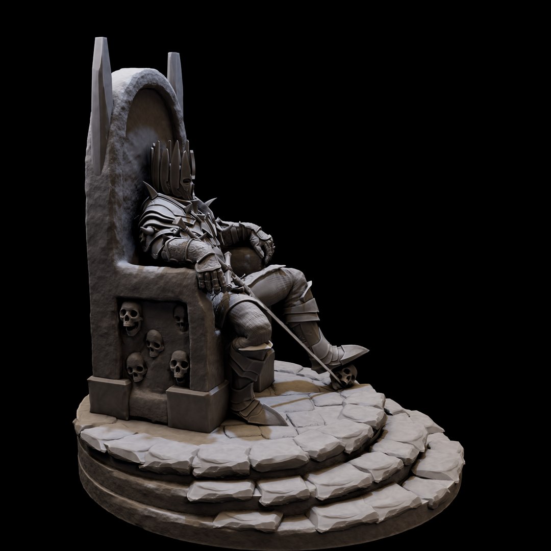 3D Death Knight 3d Print Ready Model - TurboSquid 2243311