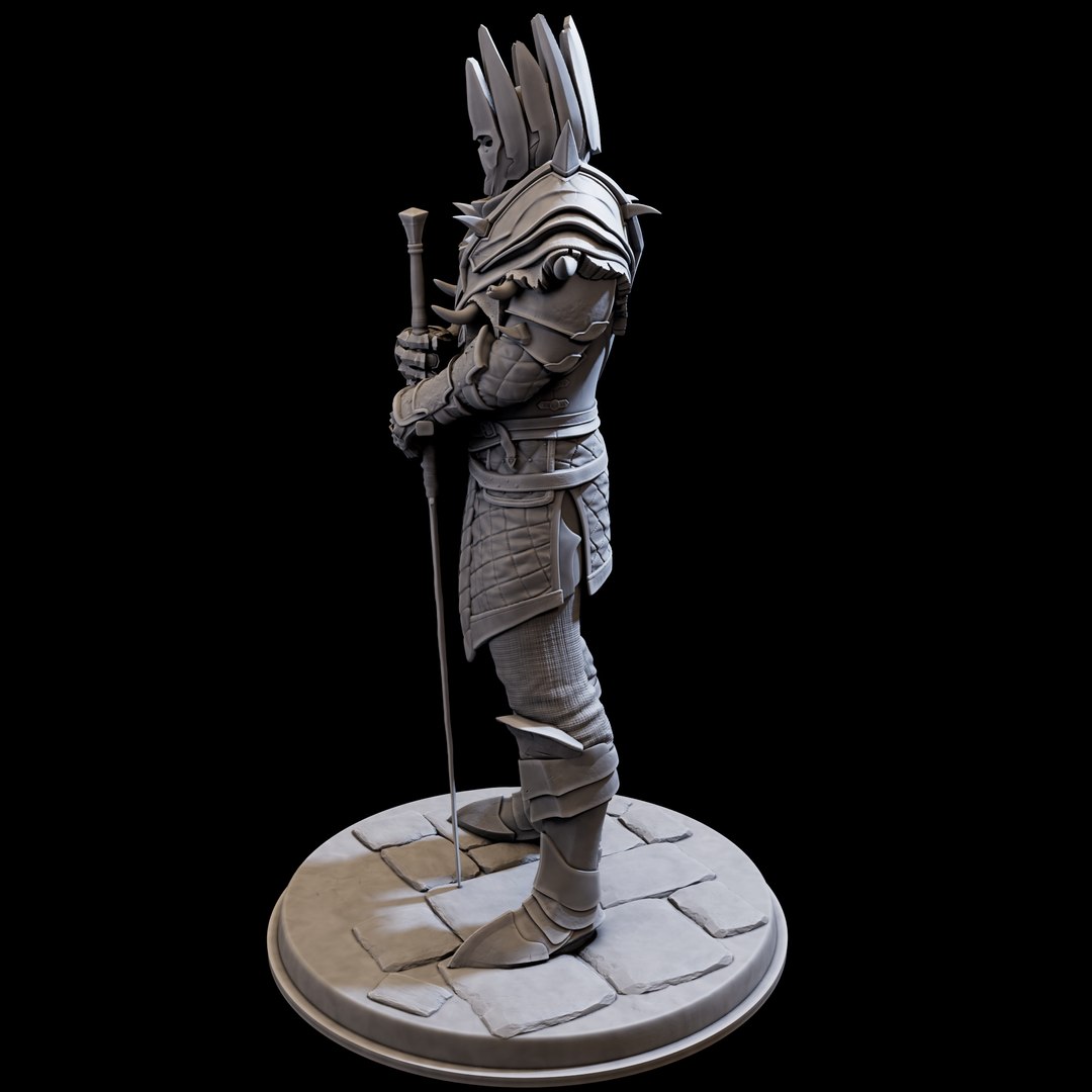 3D Death Knight 3d Print Ready Model - TurboSquid 2243311