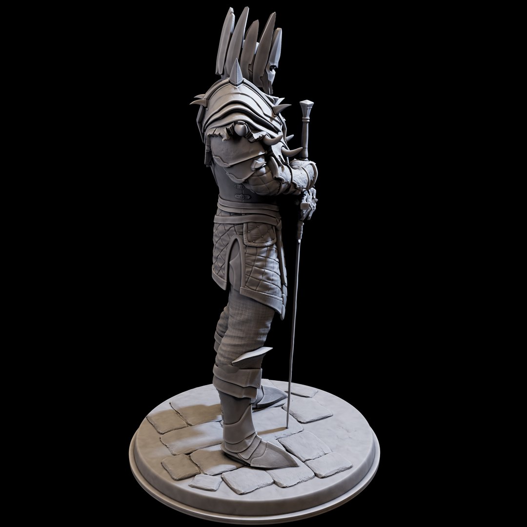3D Death Knight 3d Print Ready Model - TurboSquid 2243311