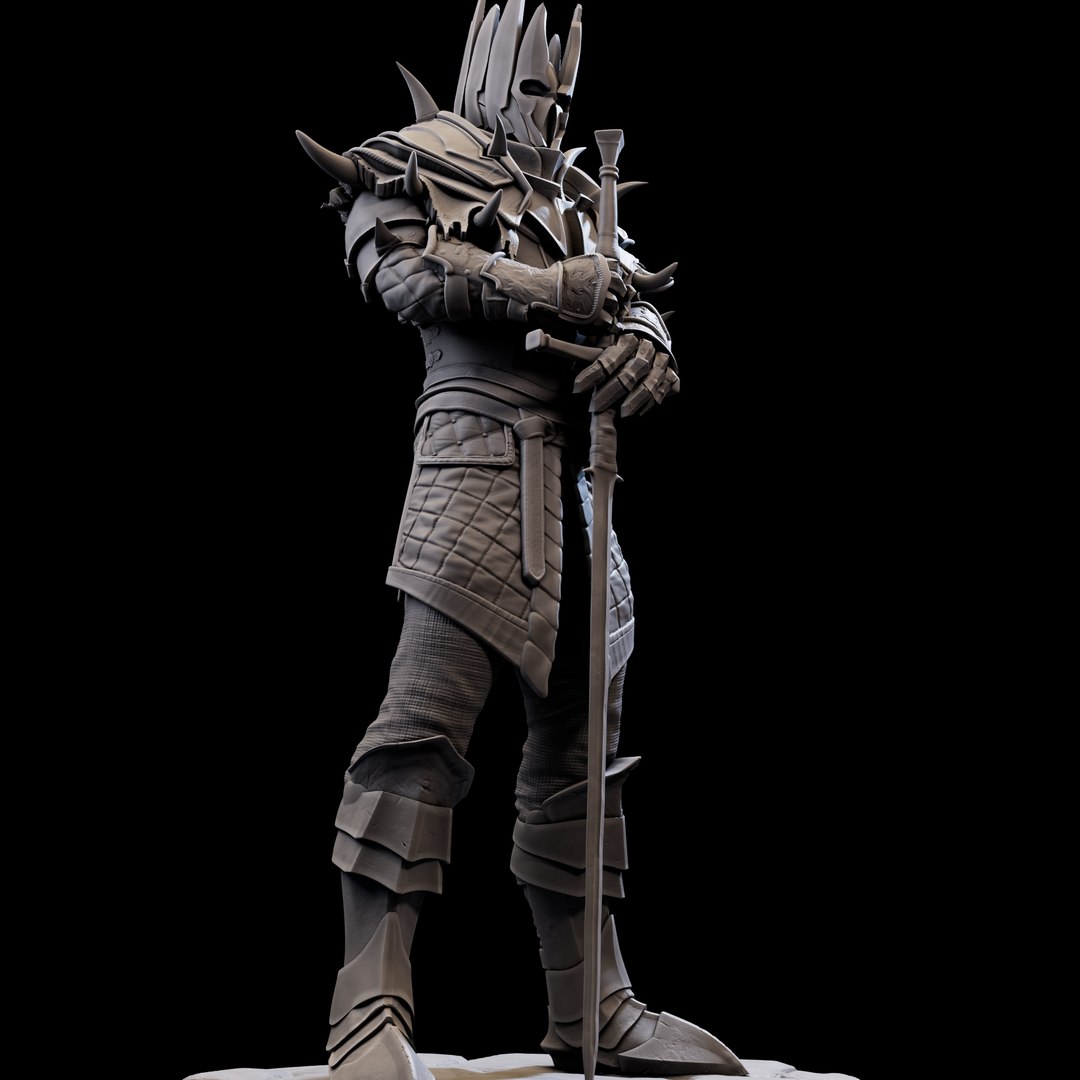 3D Death Knight 3d Print Ready Model - TurboSquid 2243311