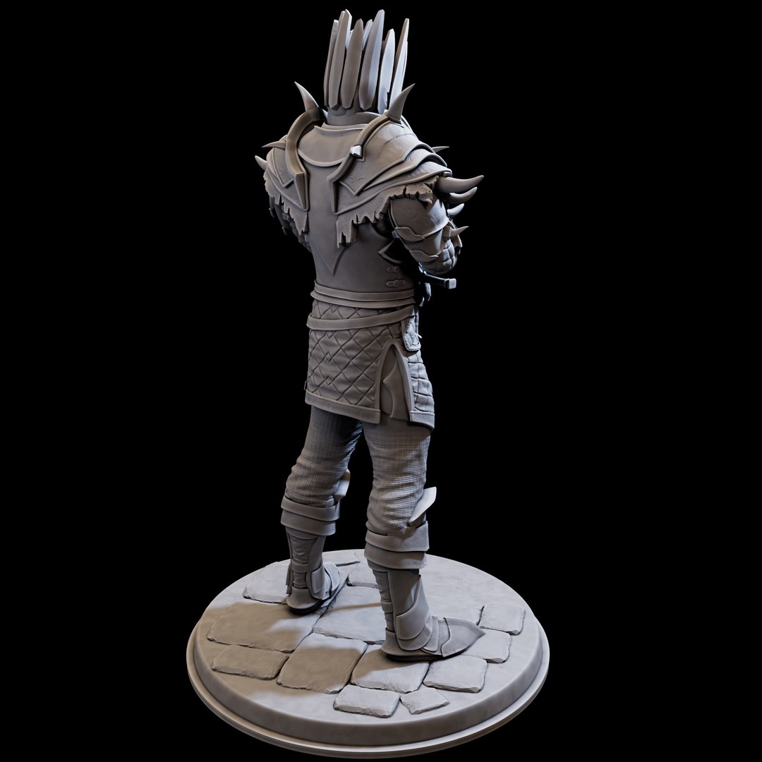 3D Death Knight 3d Print Ready Model - TurboSquid 2243311