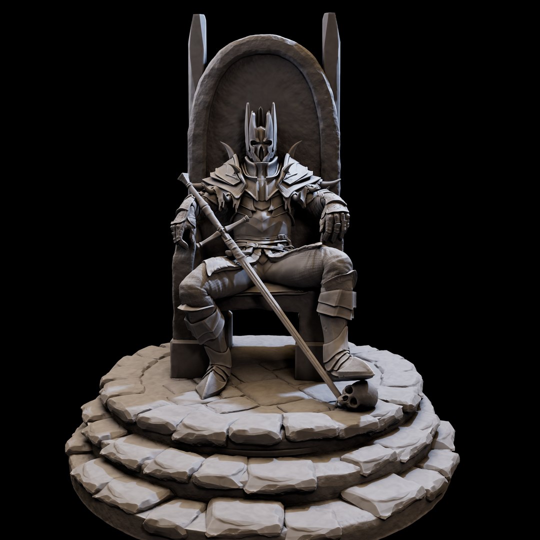 3D Death Knight 3d Print Ready Model - TurboSquid 2243311