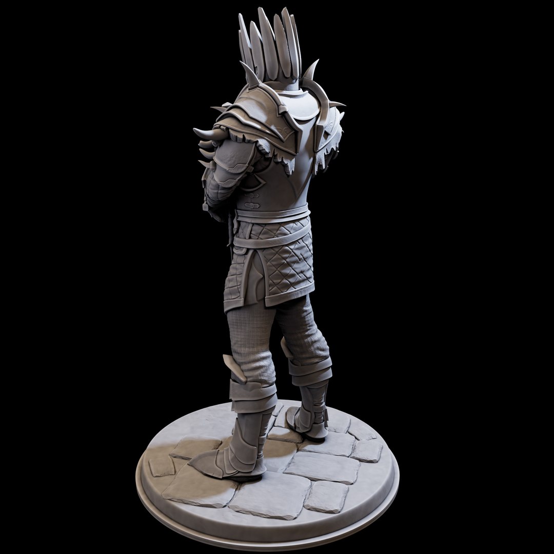 3D Death Knight 3d Print Ready Model - TurboSquid 2243311